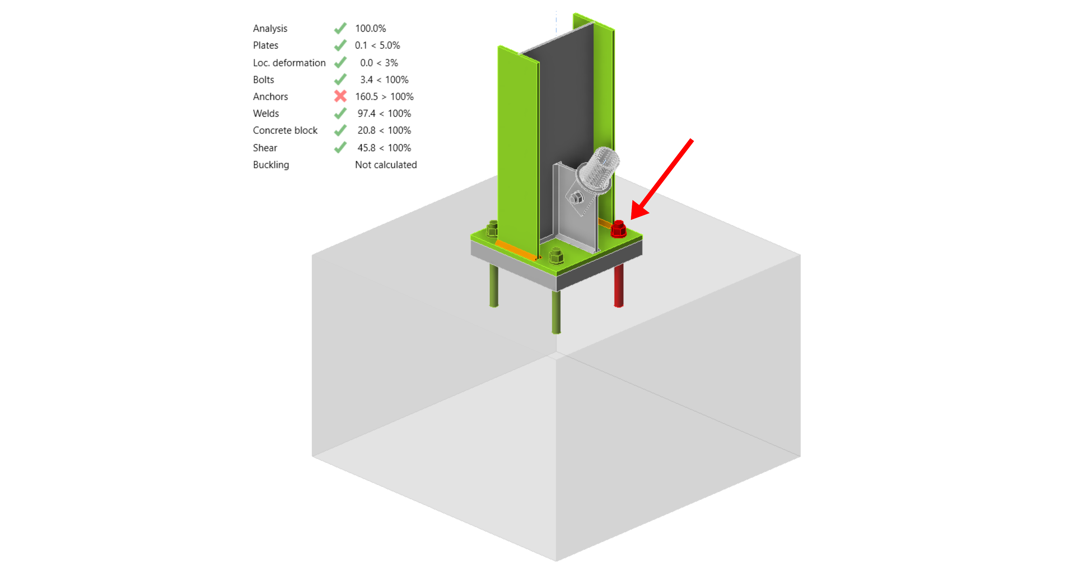 Space Gass BIM link for the structural design of a steel connection (EN) | IDEA StatiCa